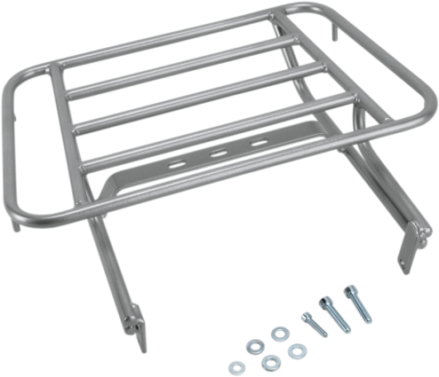 Moose Expedition Silver Rear Rack 4.30 lbs | MotorcycleParts2U